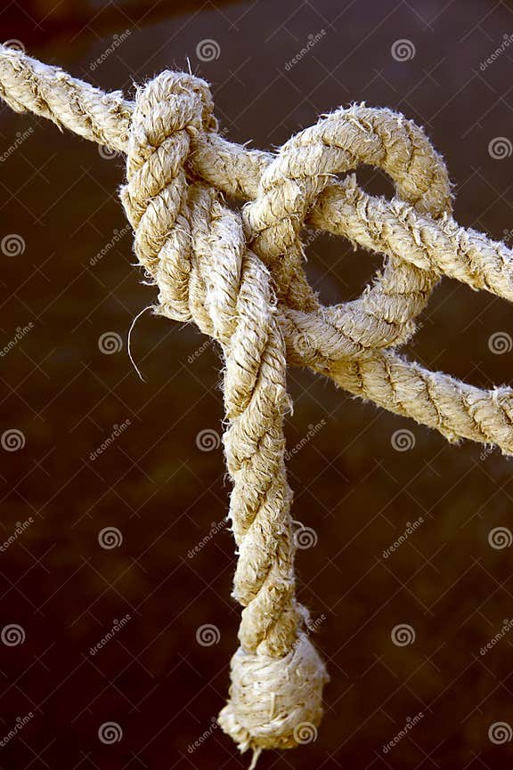 Old rope stock image. Image of detail, lock, joint, close - 2065087