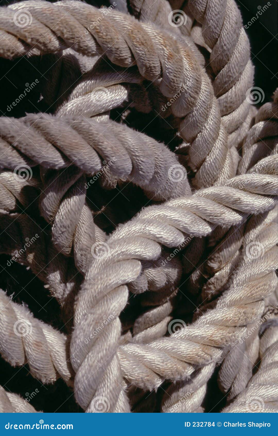 Old rope stock photo. Image of braid, secure, frayed, line - 232784