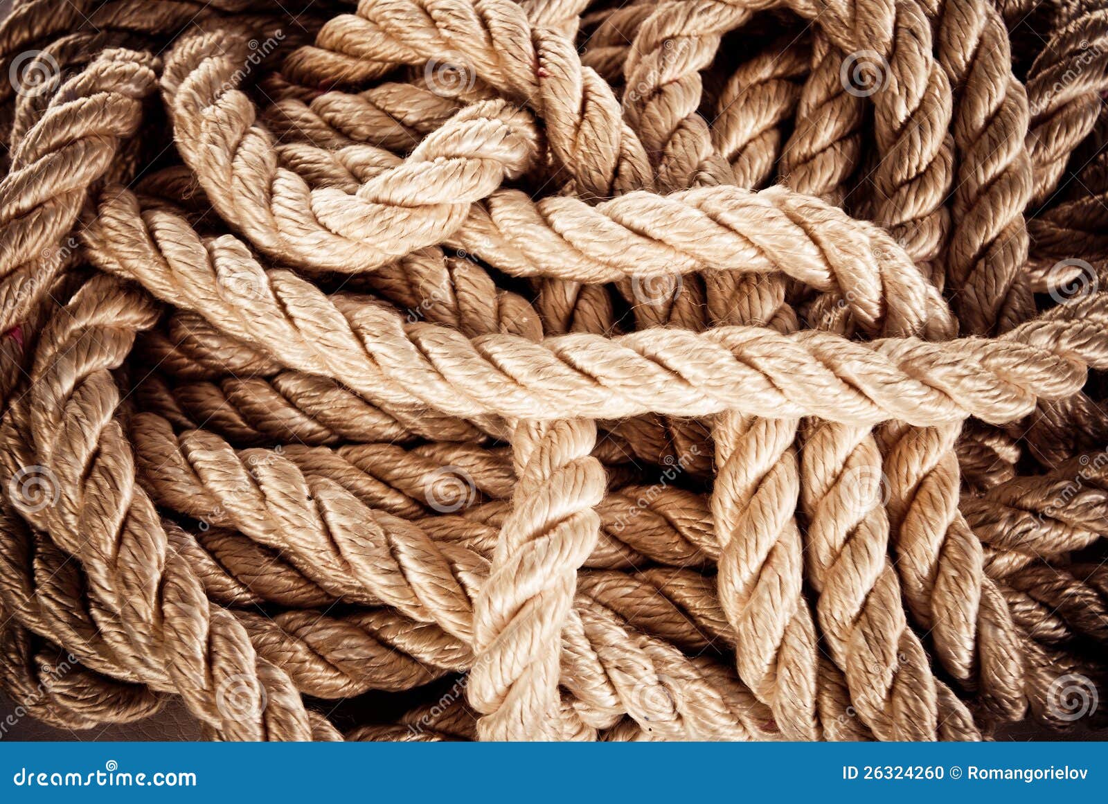Old rope stock photo. Image of lasso, disorderly, fiber - 26324260