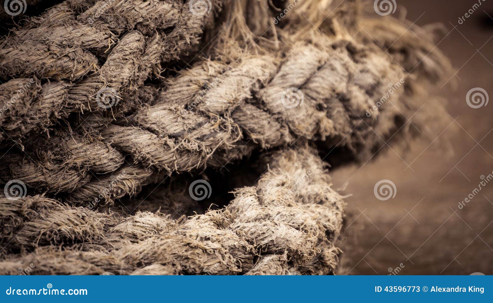 Old rope stock image. Image of fiber, material, navy - 43596773