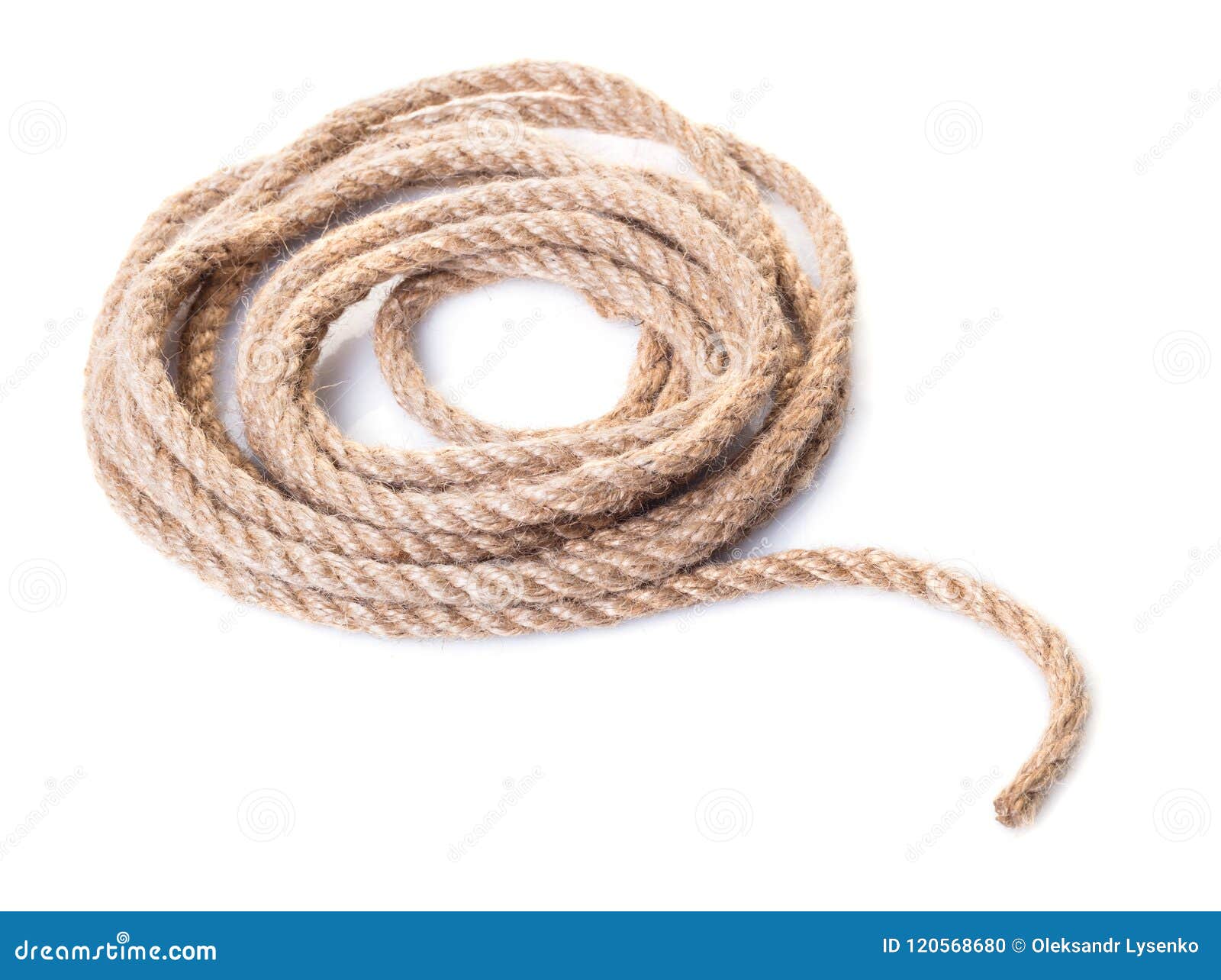 Old rope closeup stock photo. Image of isolated, hemp - 120568680