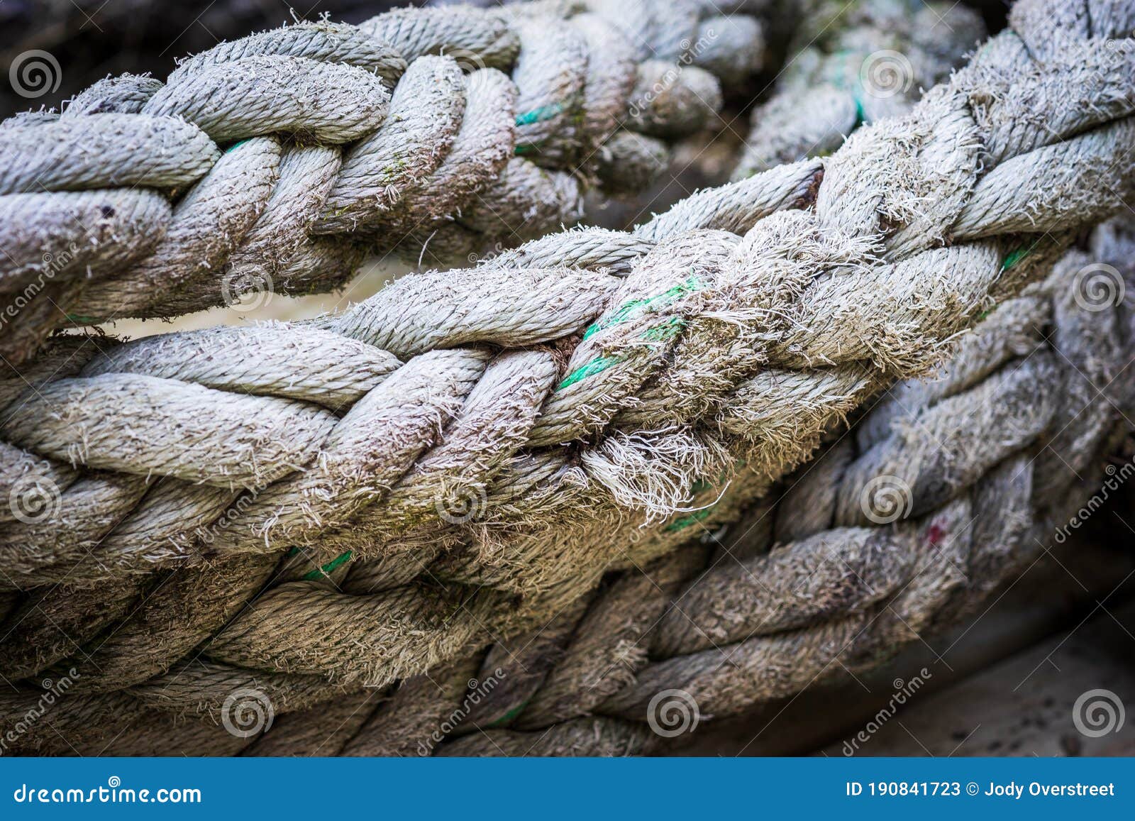 Detail of Old Ship Rope stock image. Image of fasten - 190841723