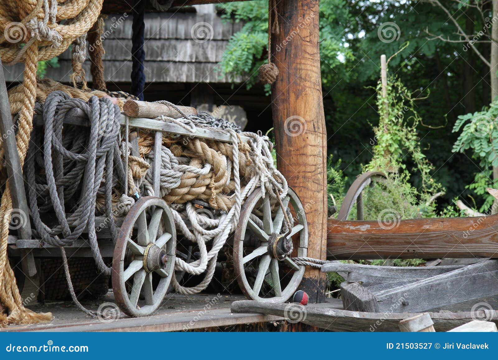 Old rope factory stock image. Image of fixed, loop, academic - 21503527