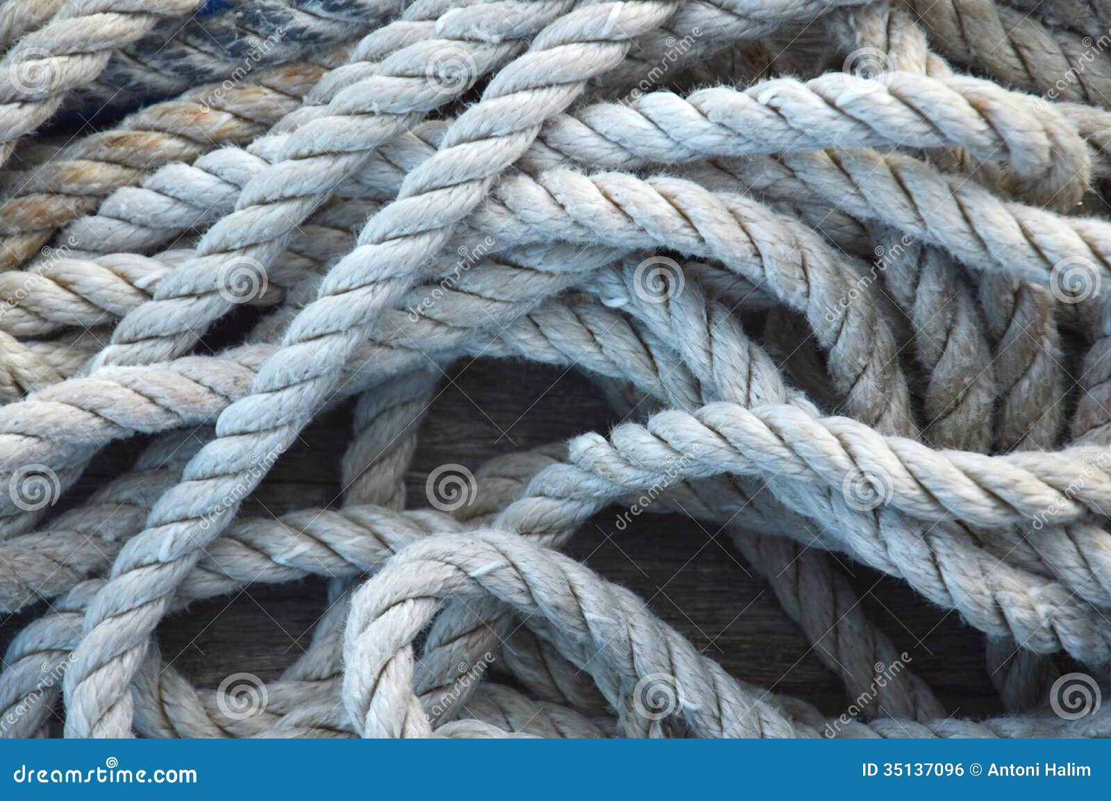 Old rope stock photo. Image of cotton, collection, border - 35137096