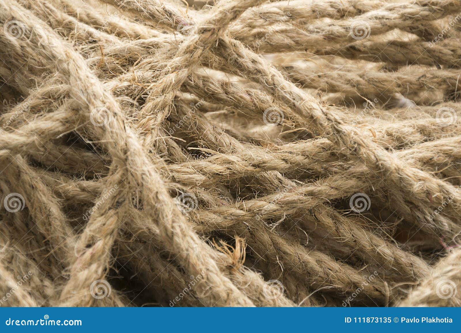 Old Rope Strings Background Structure. Rough Cord Pattern. Stock Image ...