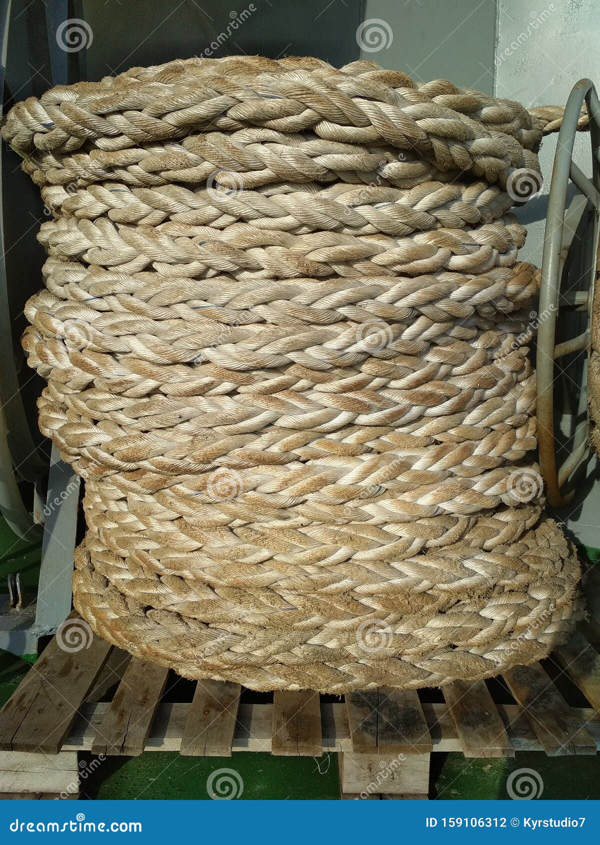 Old Rope Texture Front View Stock Photo - Image of texture, galeon ...