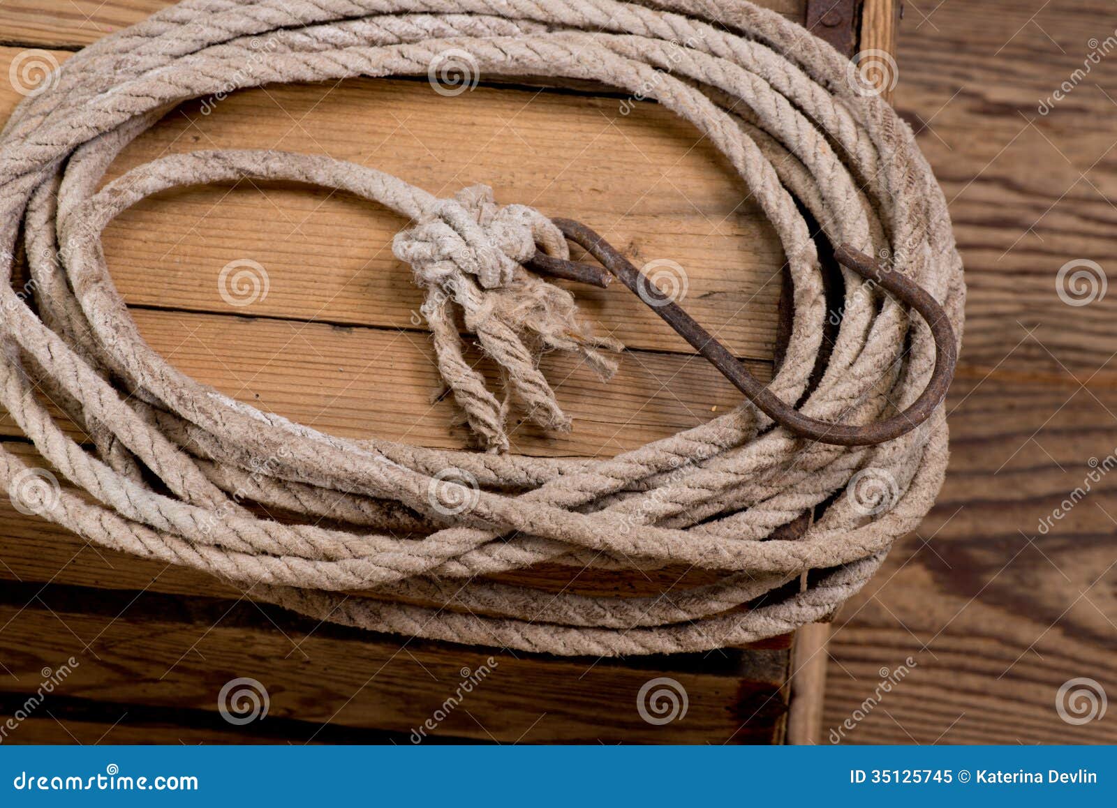 Old Rope stock image. Image of cord, wooden, tools, work - 35125745