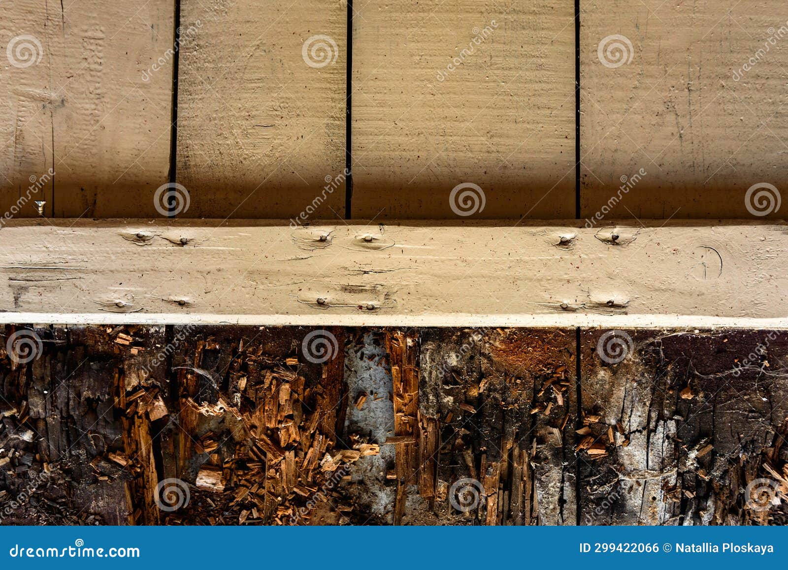 Old Rotten Wooden Fence Texture. Royalty-Free Stock Photography ...