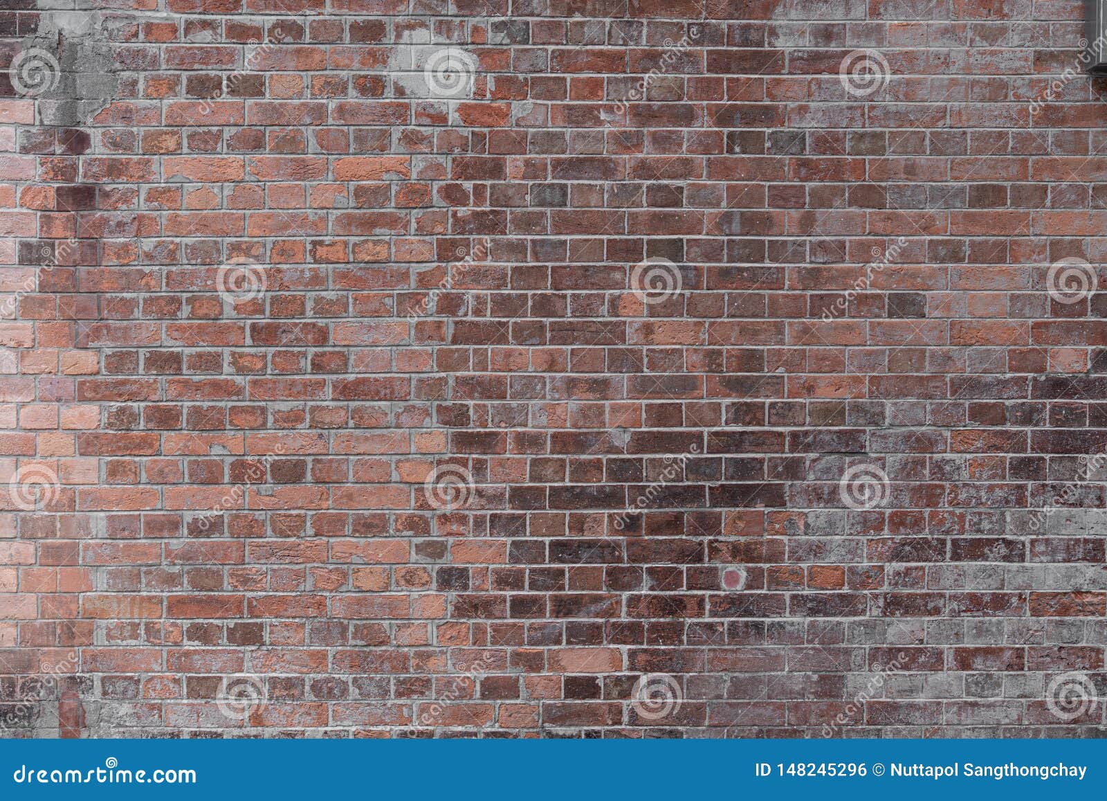 Old Rough Bricks Pattern / Weathered Material / Seamless Pattern ...