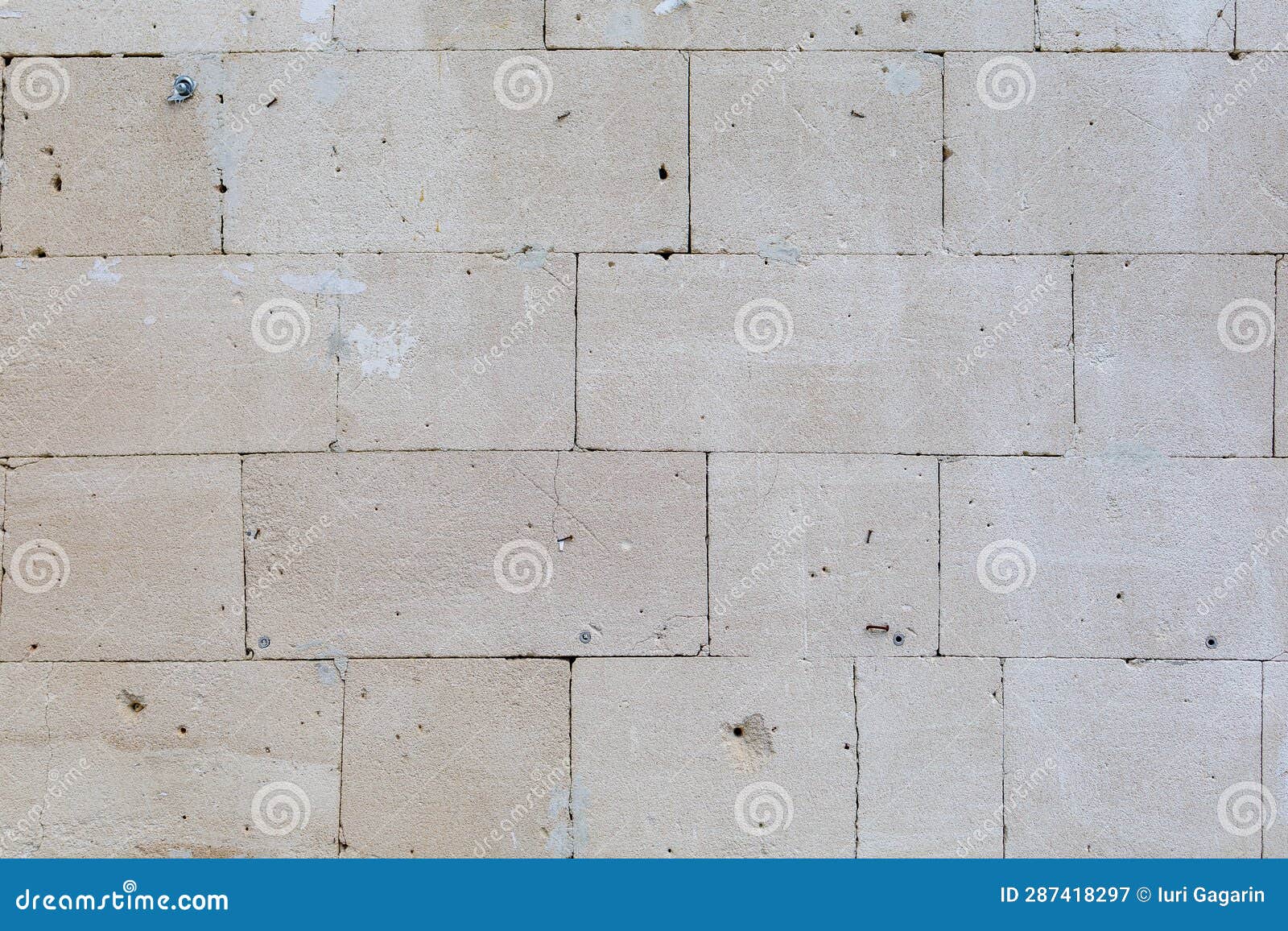 Old Rough Texture Wall Surface from Shell Blocks. Background or ...