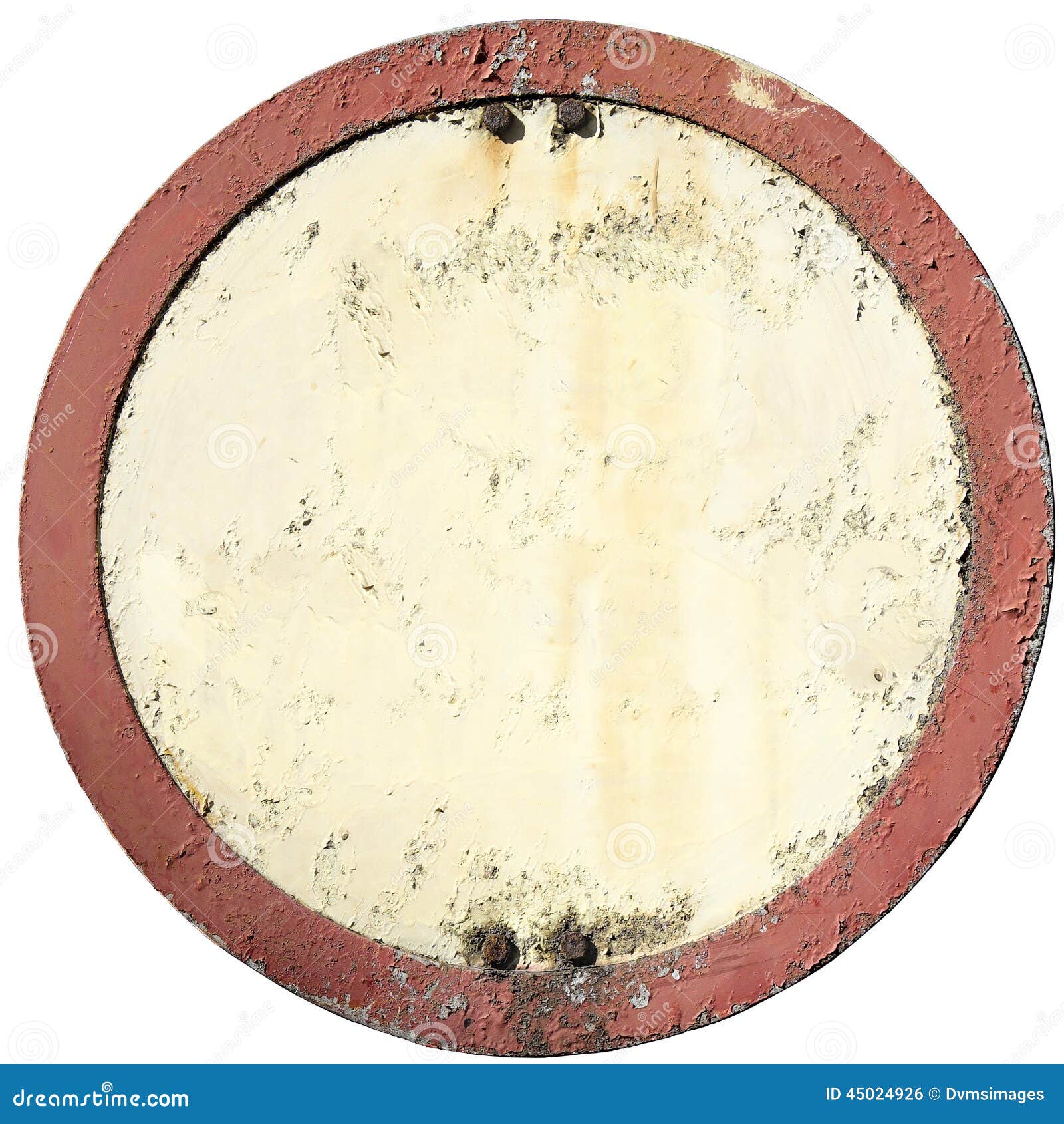 Old Round Blank Sign stock photo. Image of rusty, retro - 45024926