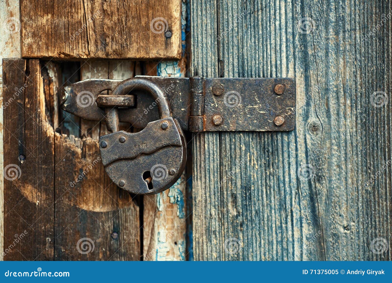Old round lock stock image. Image of lock, door, architecture - 71375005