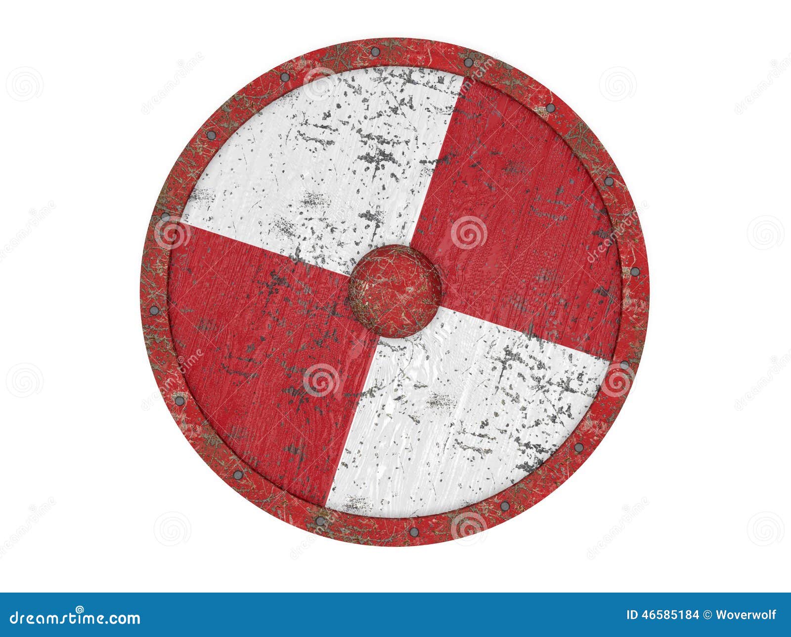 Old round shield stock illustration. Illustration of decoration - 46585184