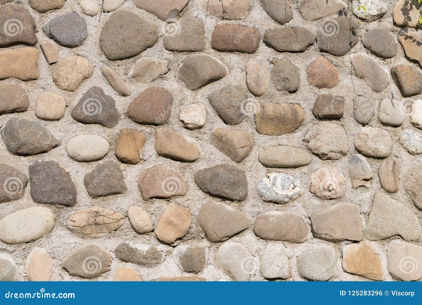 Old round stone wall stock photo. Image of outdoor, estate - 125283296