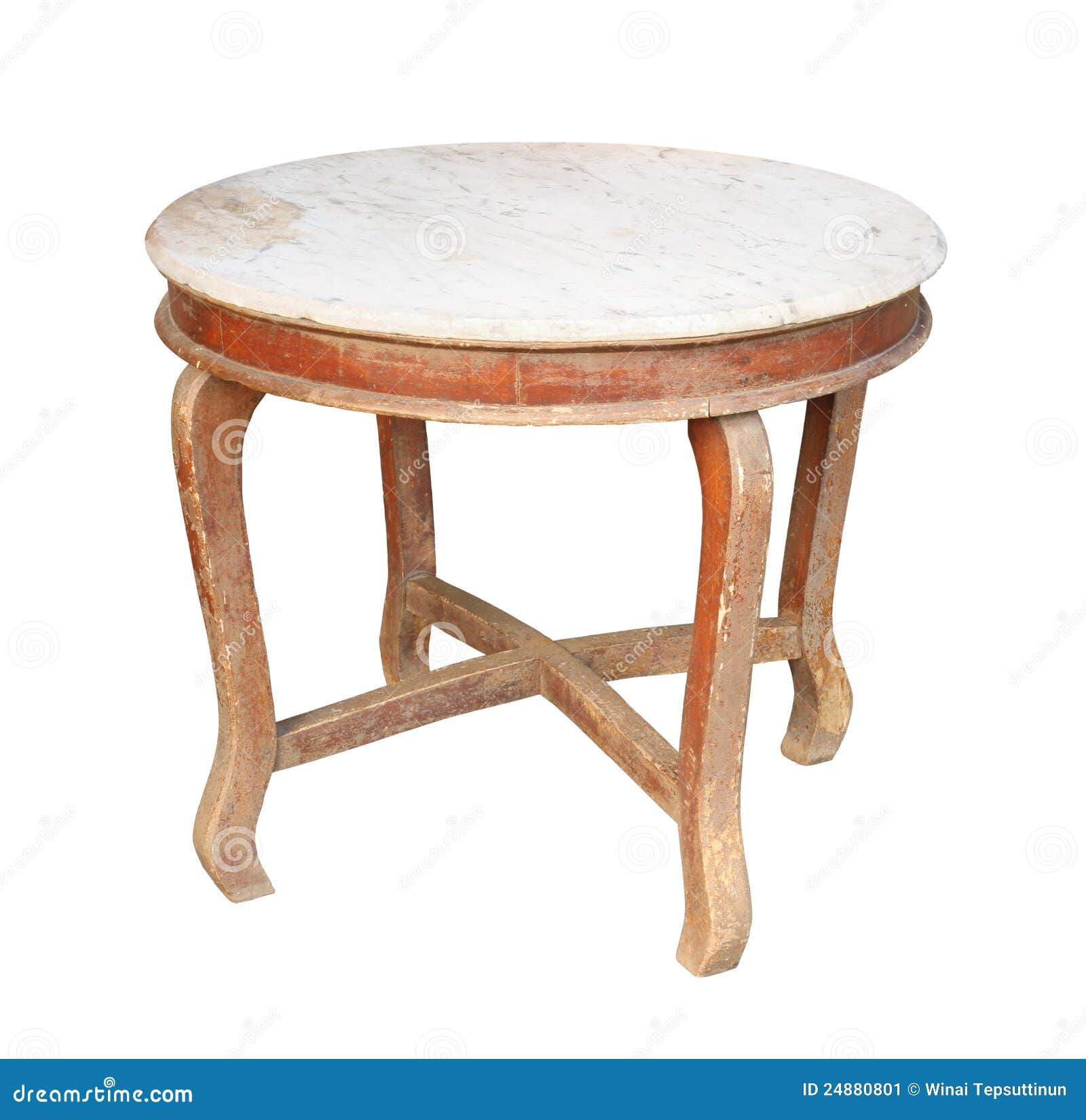 Old Round Table Stock Image | CartoonDealer.com #24880801