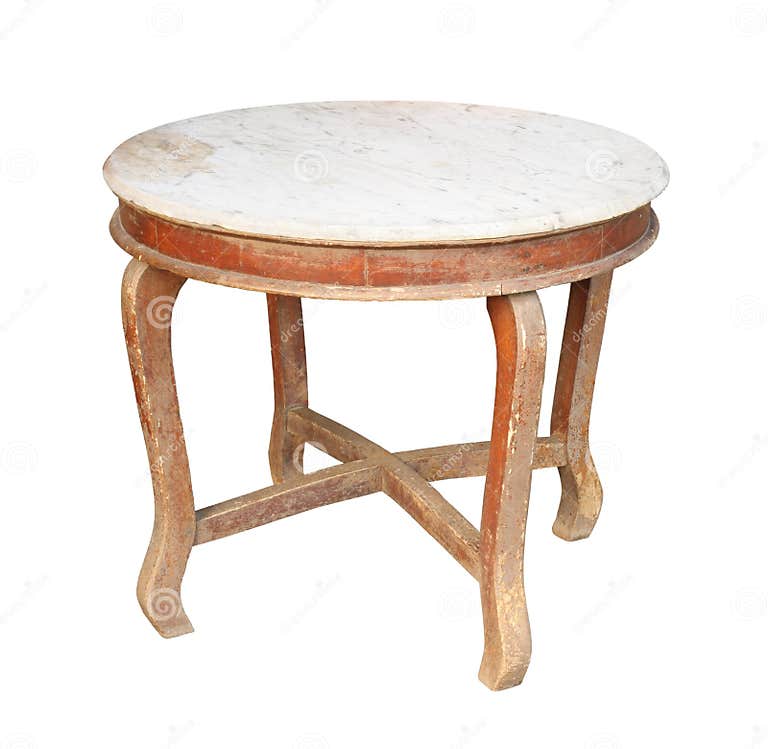 Old round table stock image. Image of interior, pattern - 24880801