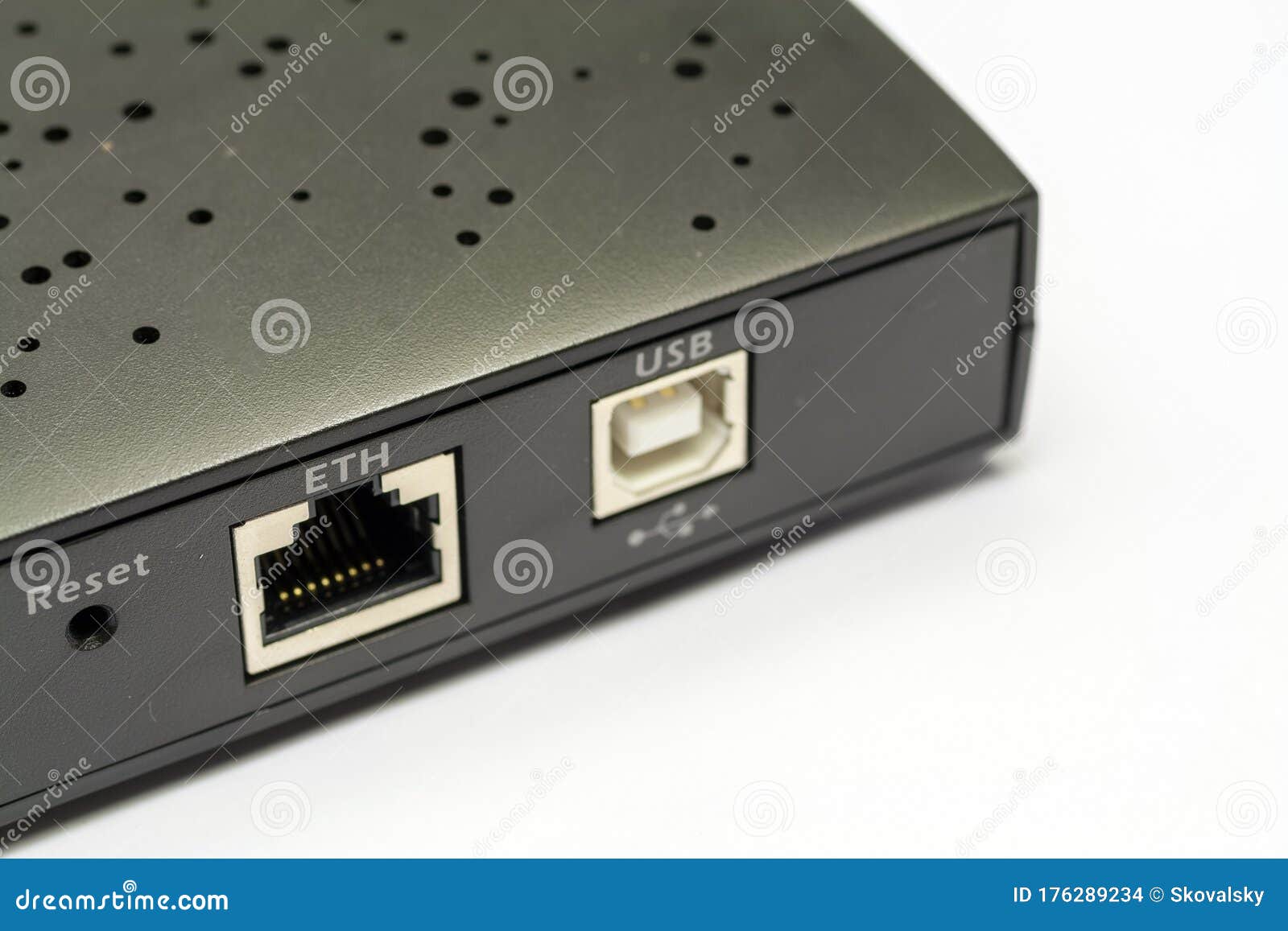 Old Router Modem Isolated on White Background Stock Photo - Image of ...