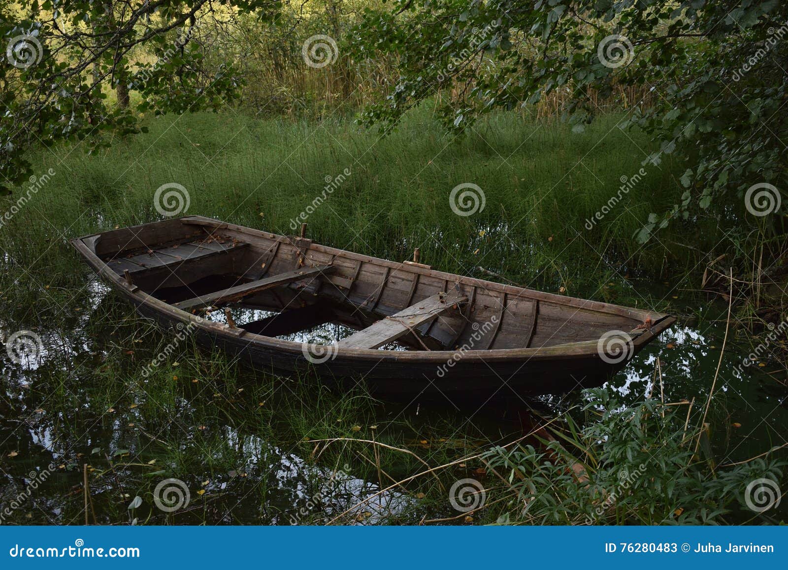 Old rowing boat stock image. Image of blue, close, forgotten - 76280483