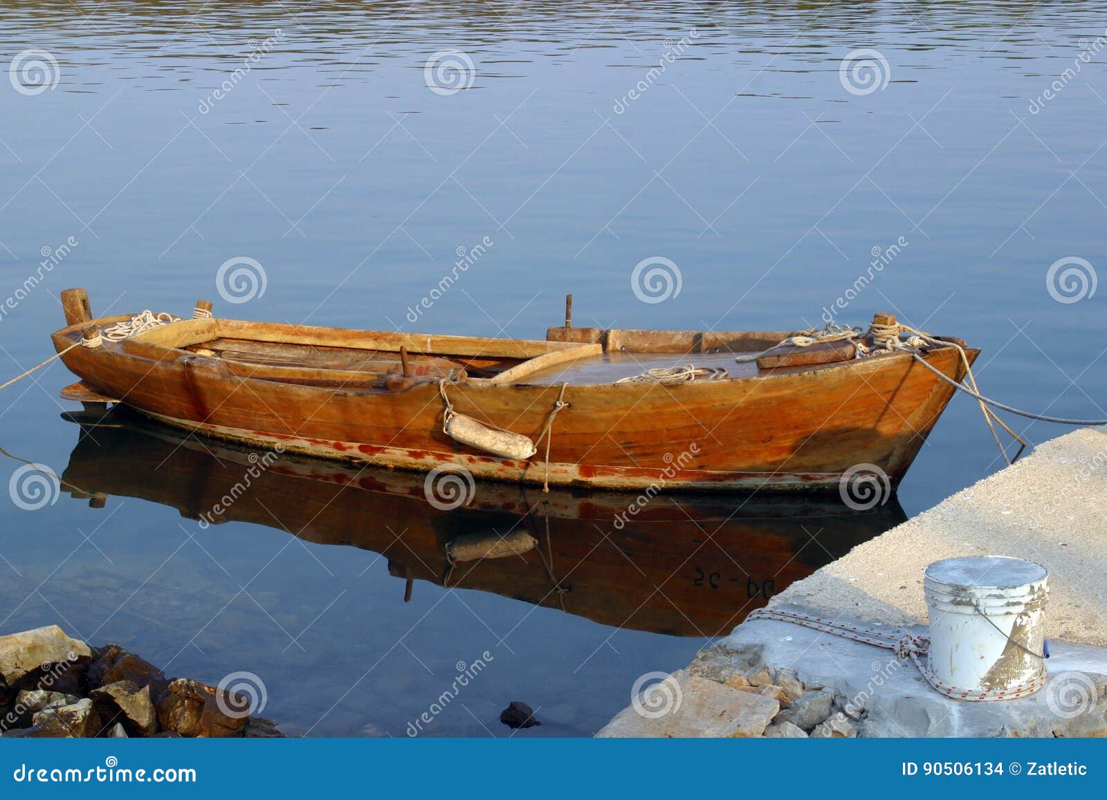 Old rowing boat stock photo. Image of blue, beautiful - 90506134