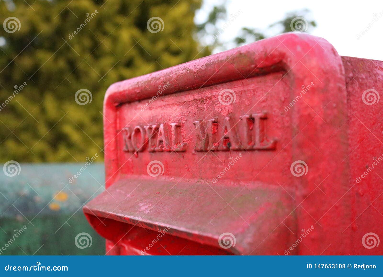Old Royal Mail post box stock photo. Image of delivery - 147653108