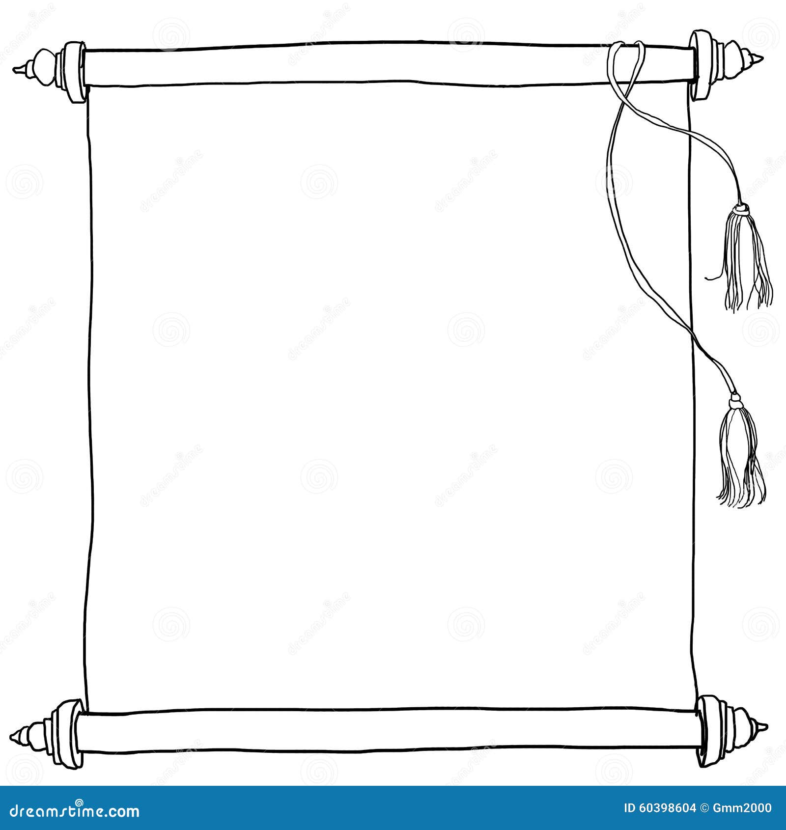 Decorative Scroll Line Clip Art