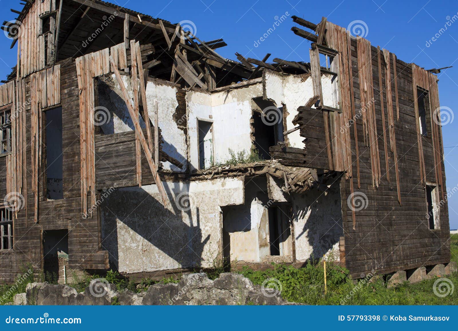Old ruin house stock photo. Image of architecture, georgia - 57793398
