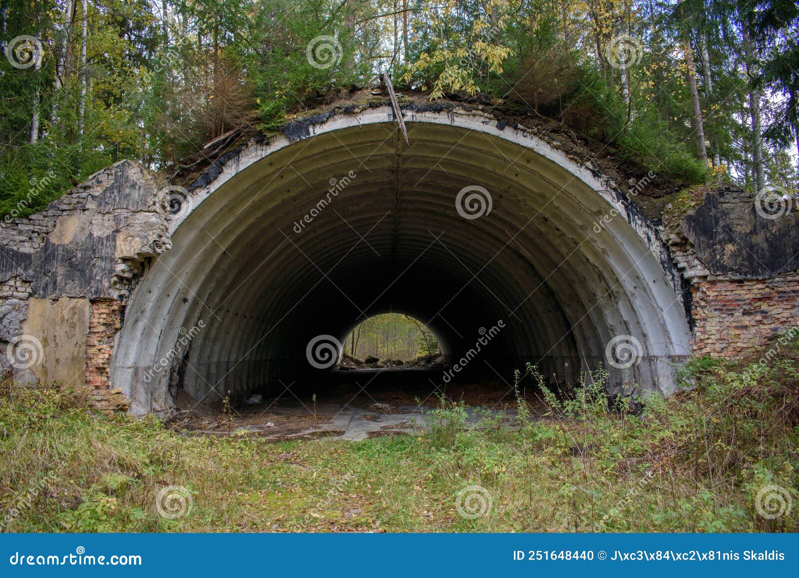 Old Ruined, Abandoned Soviet Nuclear Warhead Storage Depot in Forest ...