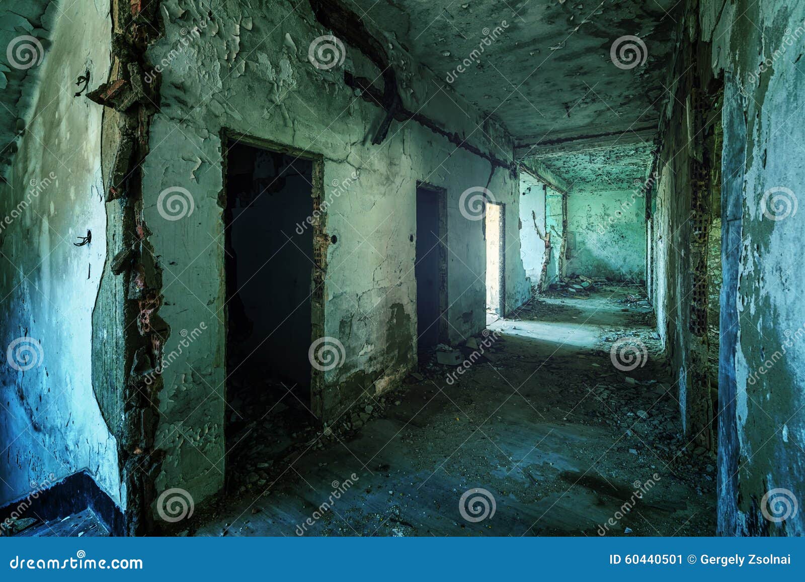 Old Ruined Building Interior Stock Image - Image of construction, empty ...