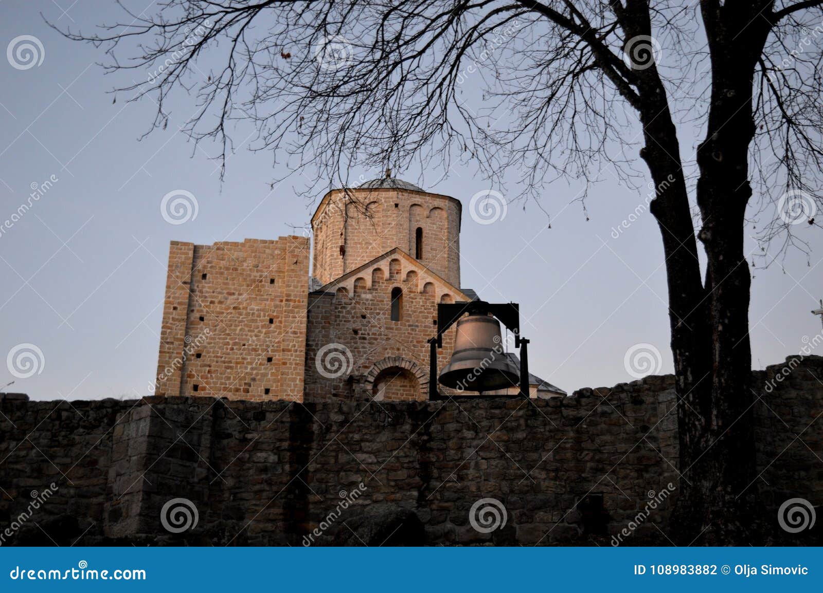 Old ruined monastery stock photo. Image of ruined, bell - 108983882