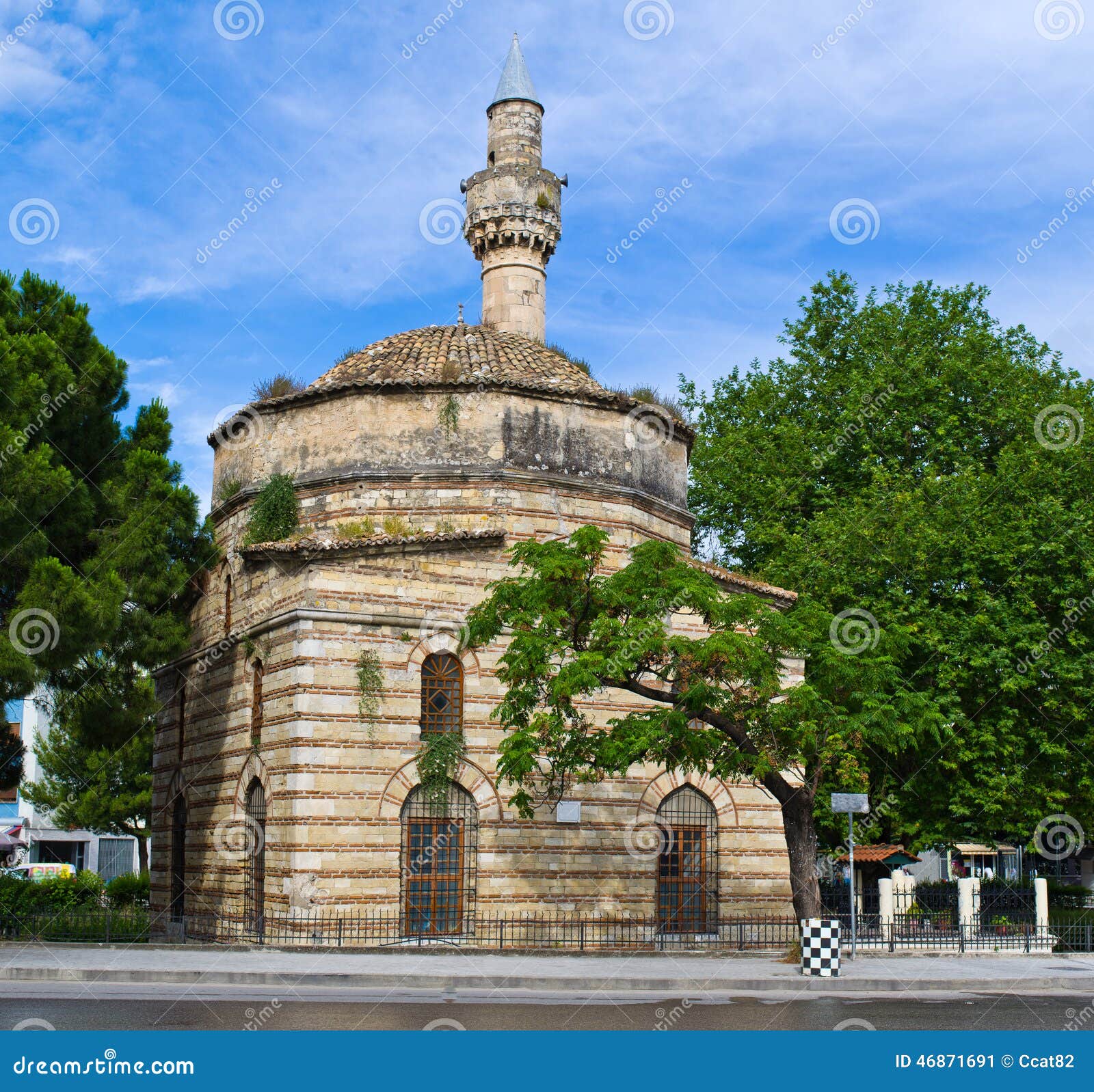 Old Ruined Mosque in Vlora, Albania Stock Image - Image of islamic ...