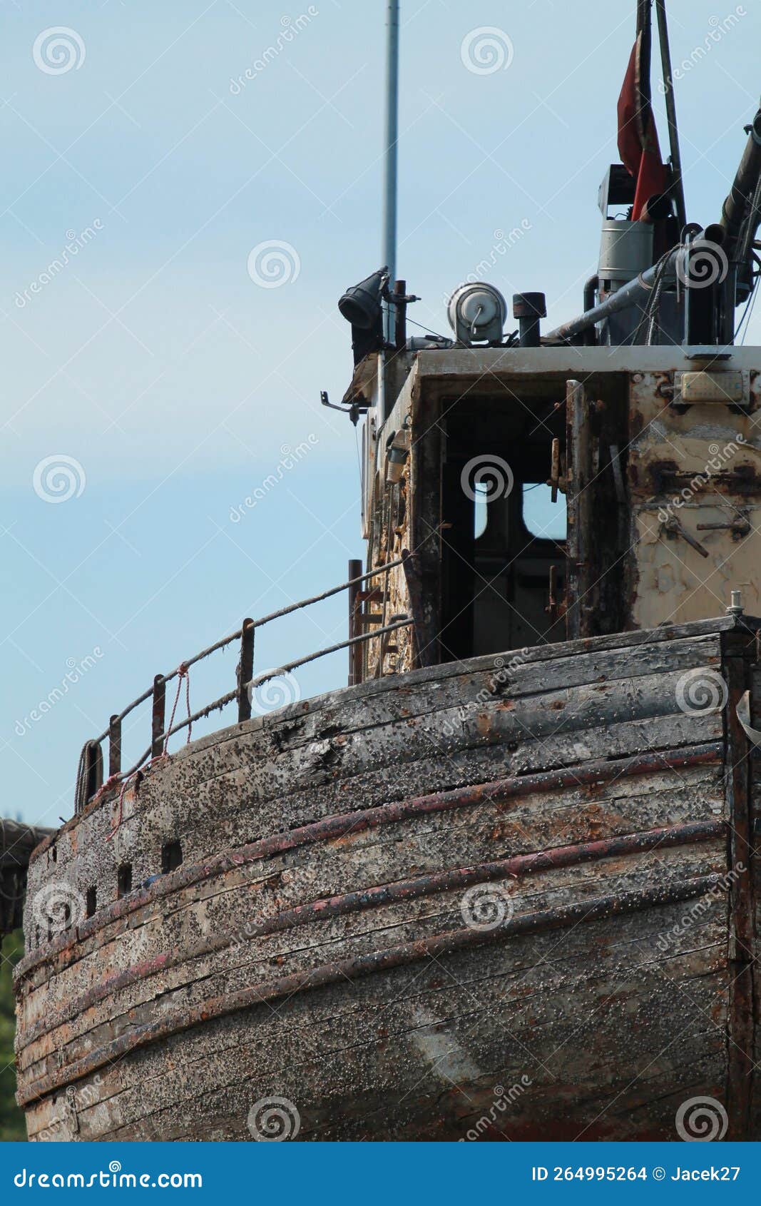 Old ruined ship stock photo. Image of transport, ruins - 264995264