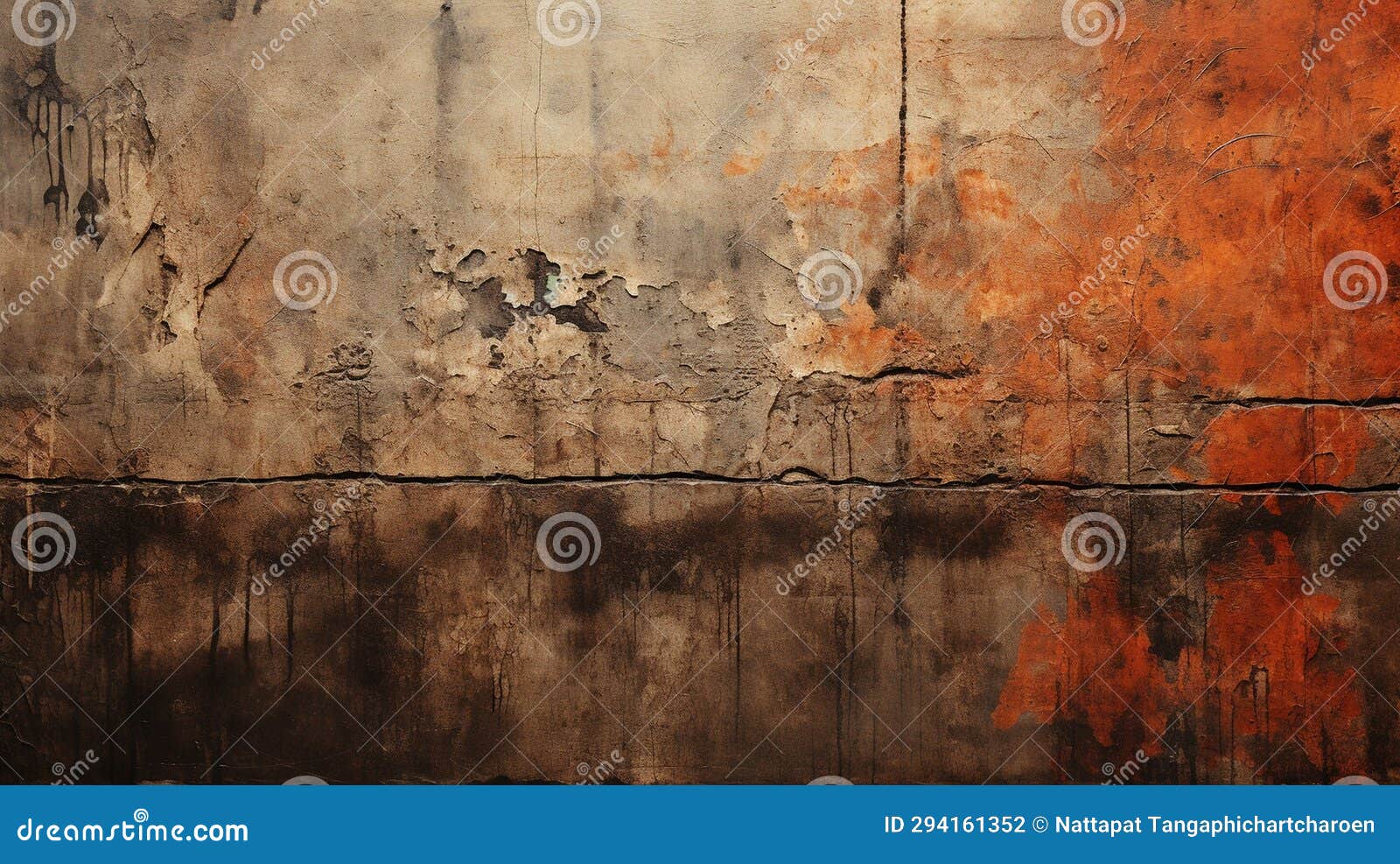 Old Ruined and Staind Grungy Wall Texture, Generated AI Stock ...