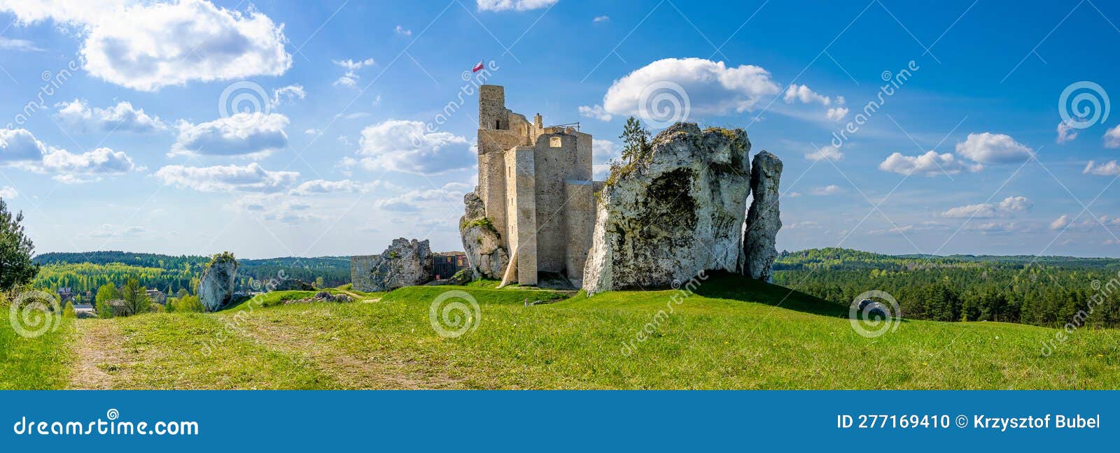 Old Ruins of the Castle in Mirow Stock Photo - Image of edifice ...