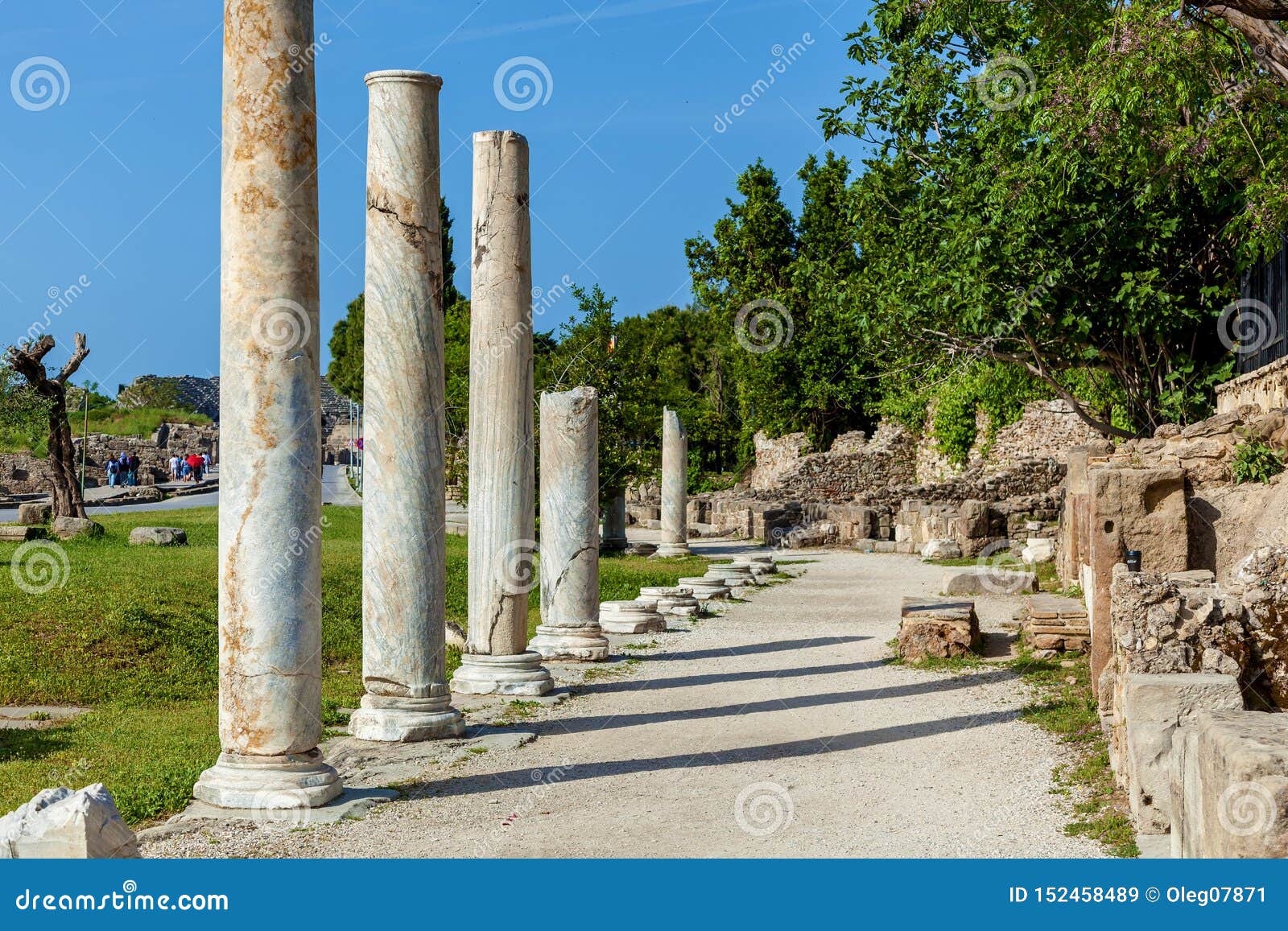 Old Ruins of the City of Side Turkey Stock Image - Image of holidays ...