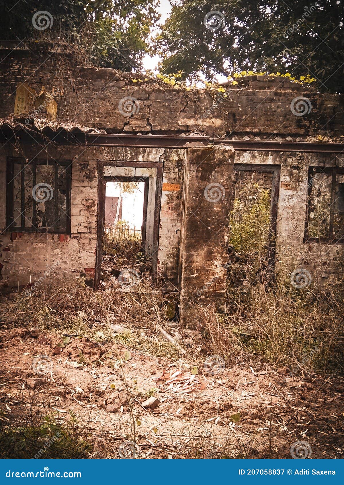 Old ruins home , stock image. Image of home, abandon - 207058837