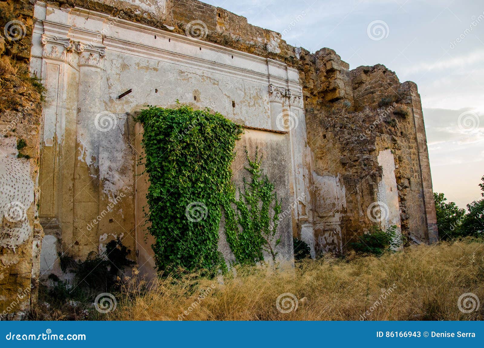 Old ruins of Partanna stock image. Image of building - 86166943