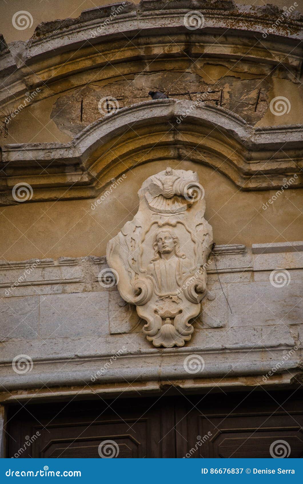 Old ruins of Partanna stock image. Image of place, architecture - 86676837