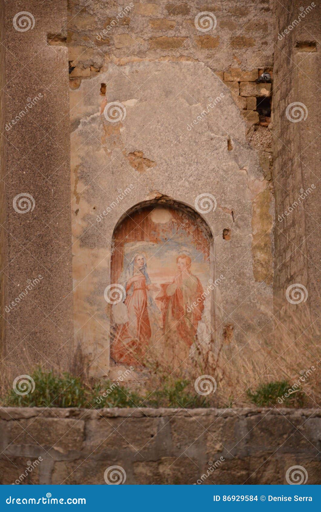 Old Ruins of Partanna, Sicily Stock Photo - Image of partanna, panorama ...