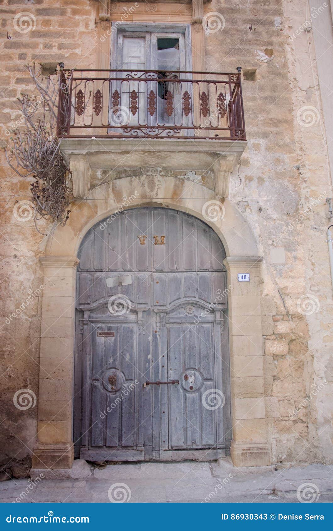 Old Ruins of Partanna, Sicily Stock Image - Image of historical, rock ...