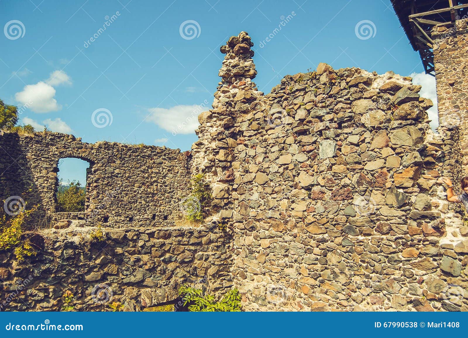 Old ruins of stone stock photo. Image of architectural - 67990538