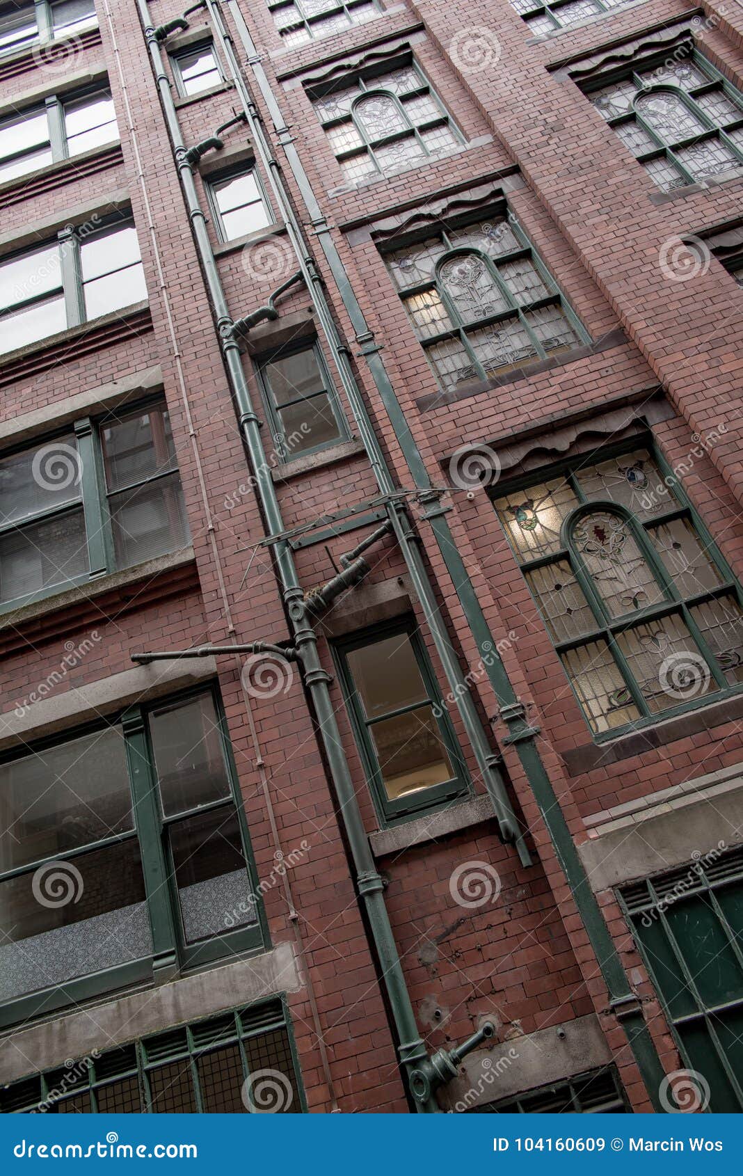 Old Run Down Abandoned Old Building in Manchester Stock Image - Image ...