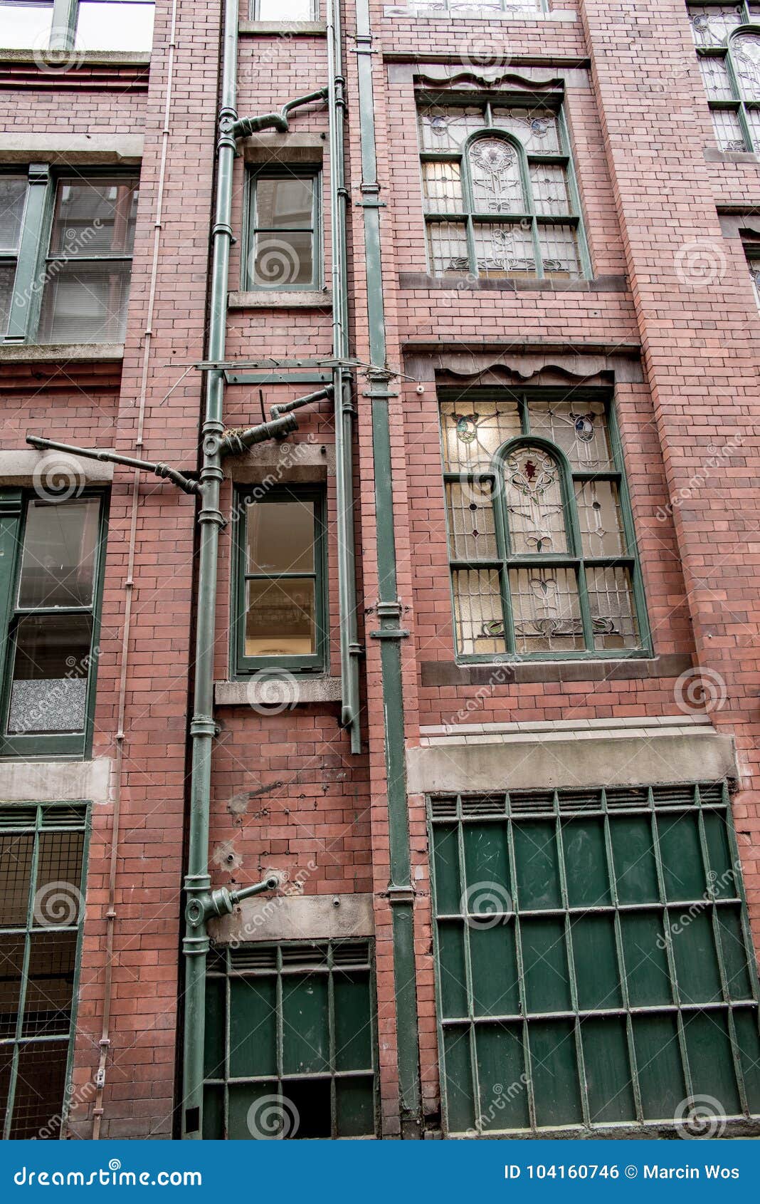 Old Run Down Abandoned Old Building in Manchester Stock Photo - Image ...
