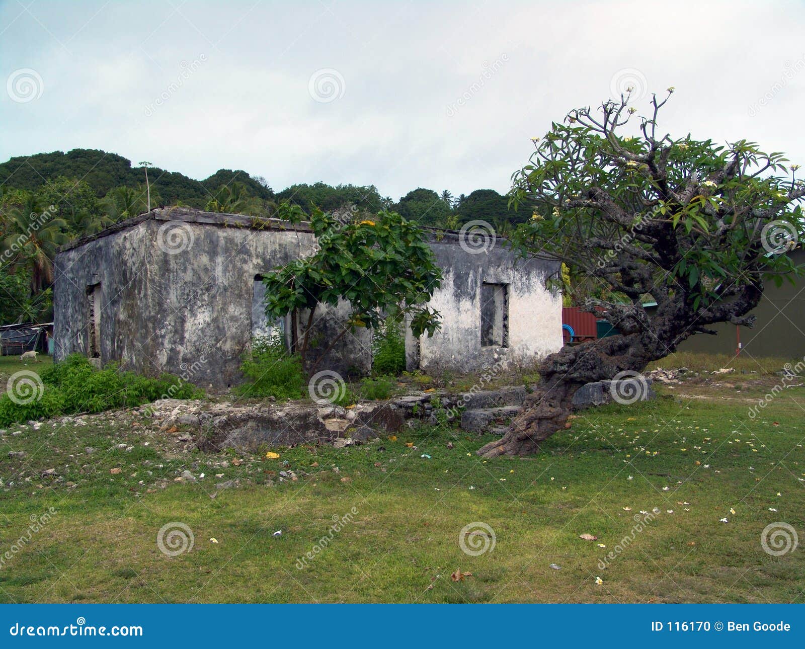 Old Rundown House stock photo. Image of island, tropical - 116170