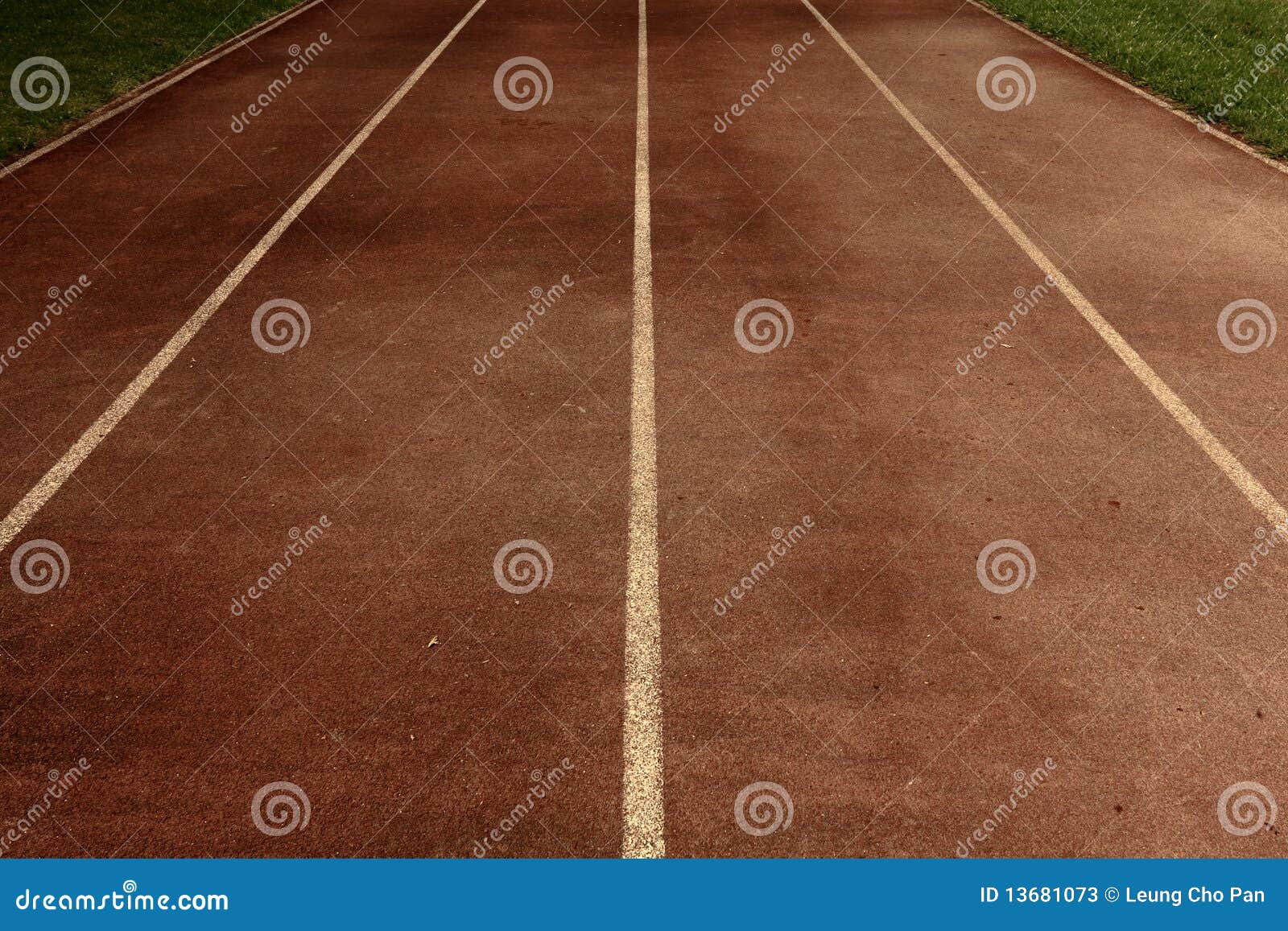 Old running track stock image. Image of color, lifestyle - 13681073