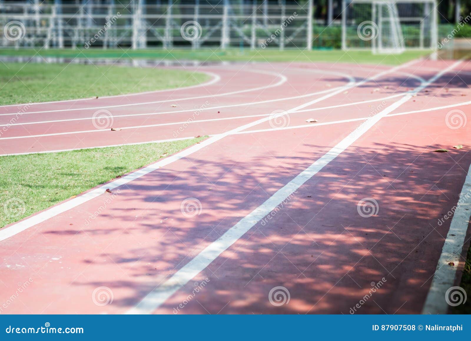 Old Running Track in School Stock Photo - Image of sport, distance ...
