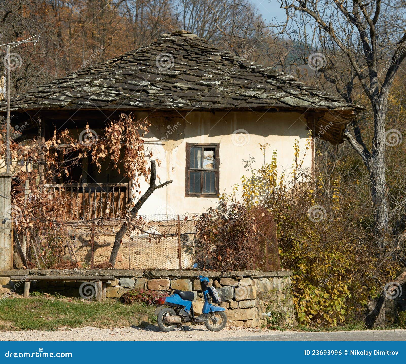 Old rural house stock photo. Image of bulgaria, traditional - 23693996