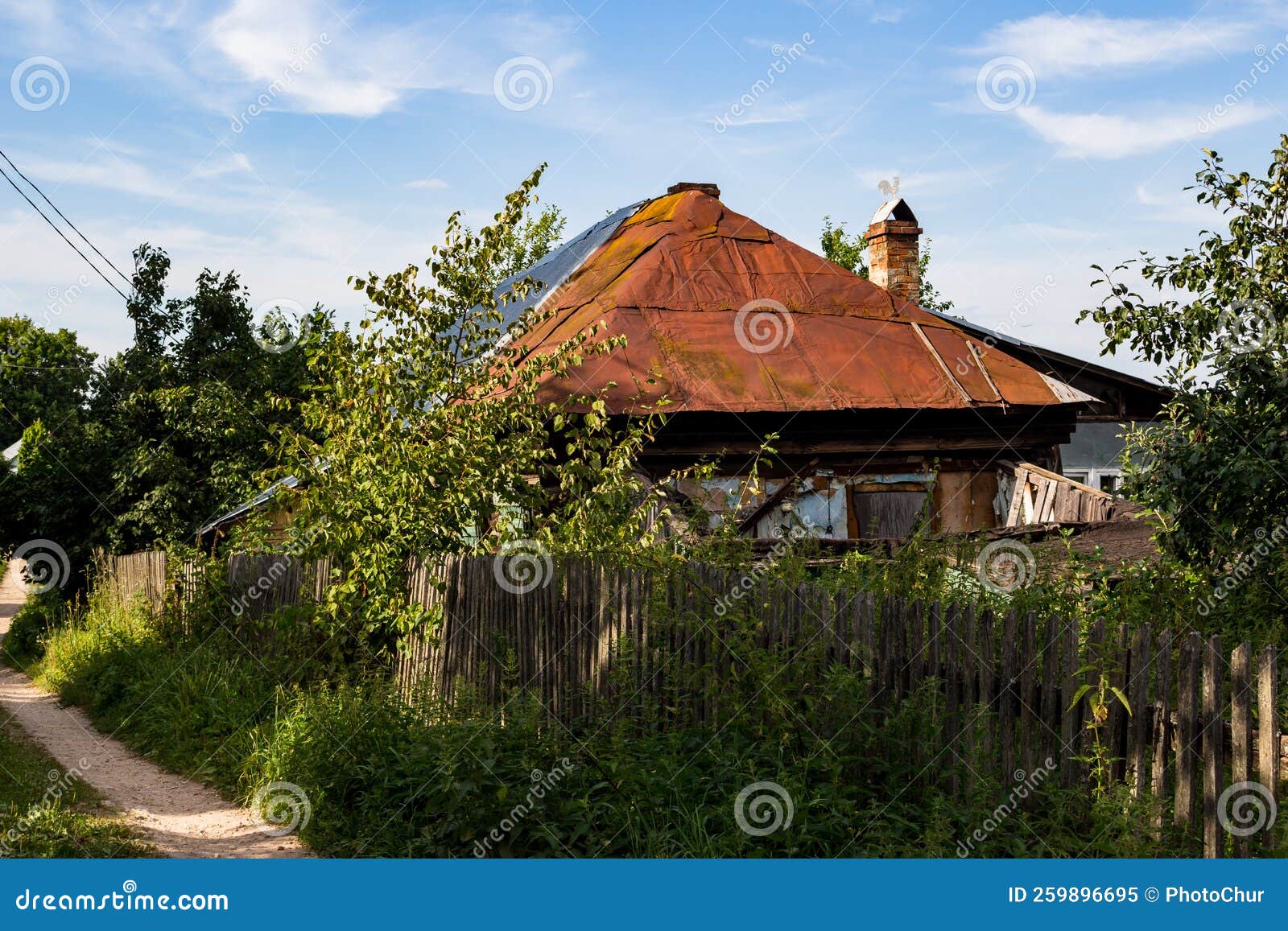 Old Rural House in the Russian Outback Stock Image - Image of poor ...