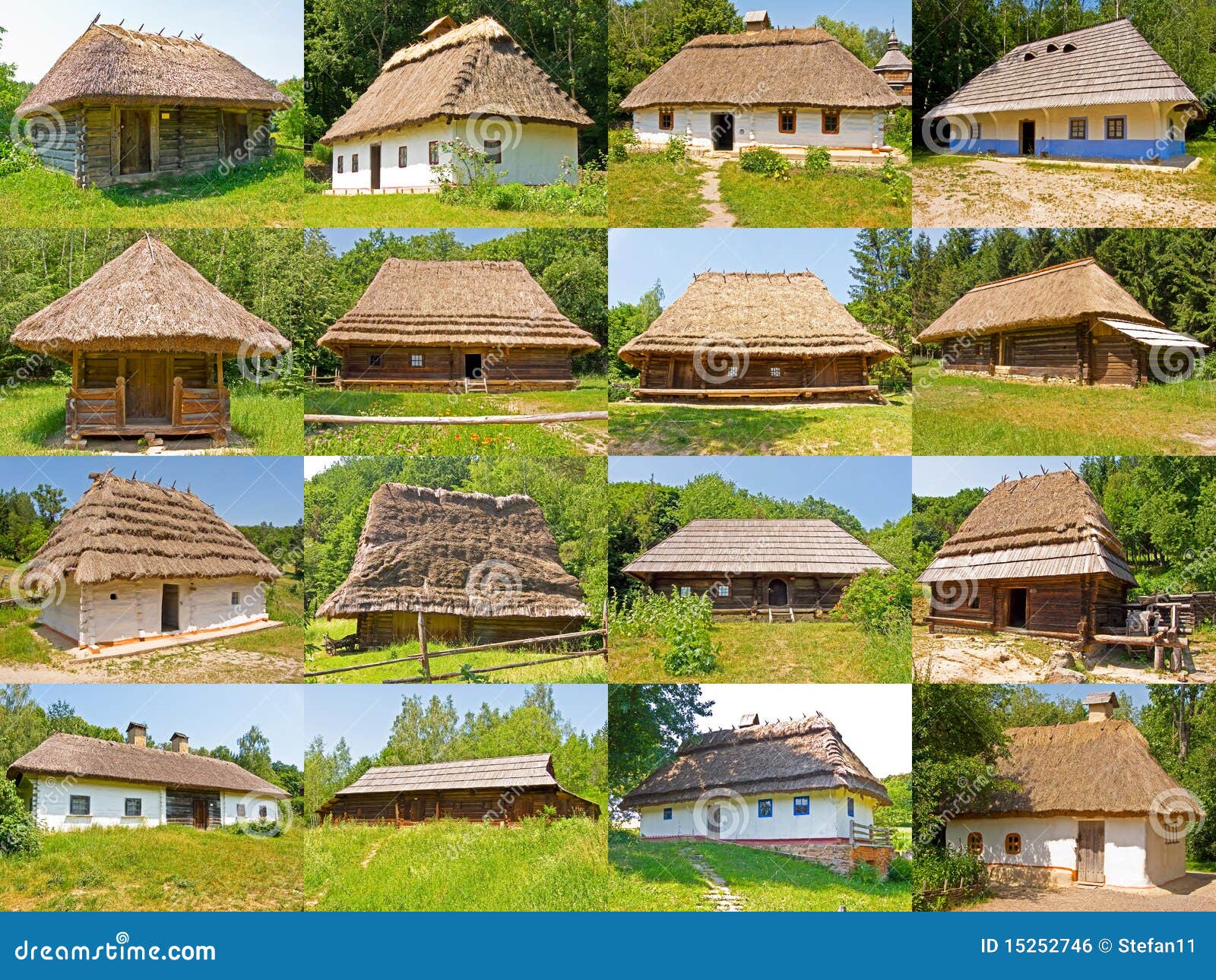 Old rural houses stock photo. Image of farm, landscape - 15252746