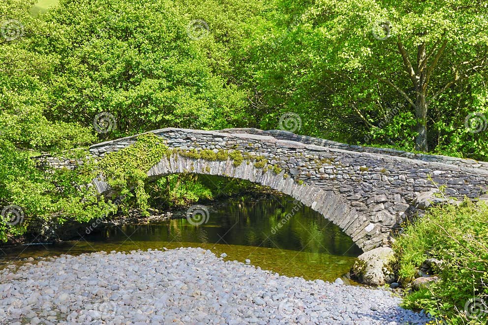 Old rural stone bridge stock image. Image of arch, bridge - 10024357