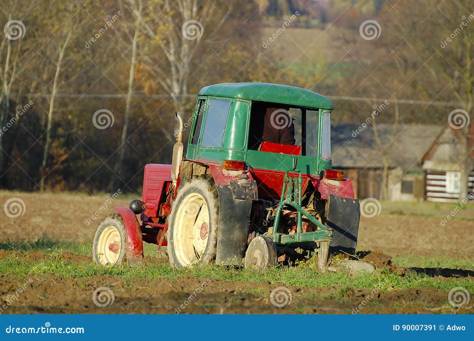 Old Rural Tractor - Poland stock image. Image of tractor - 90007391